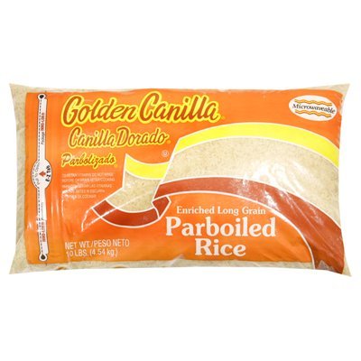 Goya Golden Canilla Parboiled/Long Grain Rice, 10 Pound -- 6 per case.
