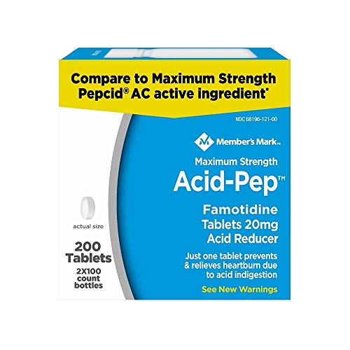 Member?s Mark Acid-Pep Famotidine Tablets, 20 mg (100 ct, 2pk.)