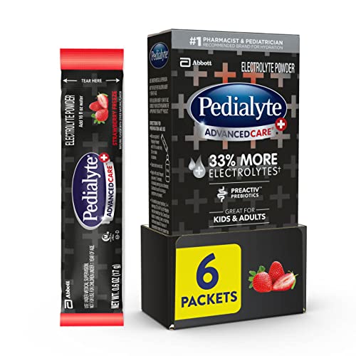 Pedialyte AdvancedCare Plus Electrolyte Powder, with 33% More Electrol